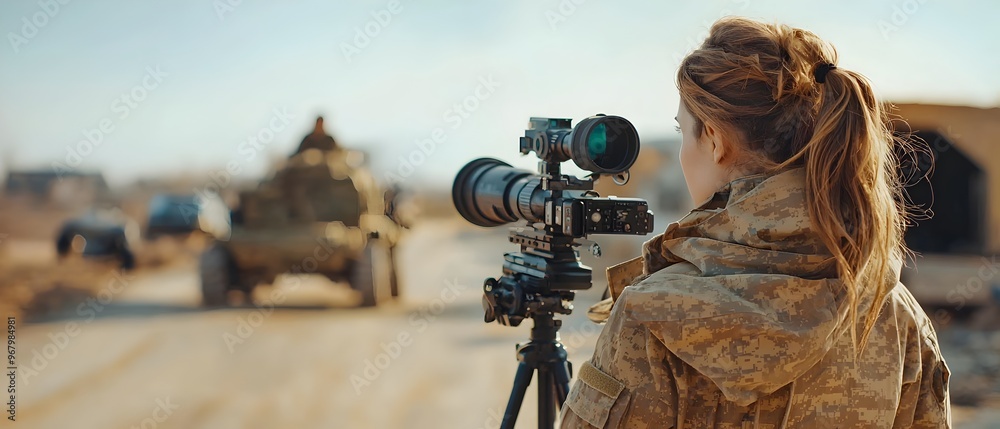 Courageous female photojournalist capturing the harrowing realities of ...