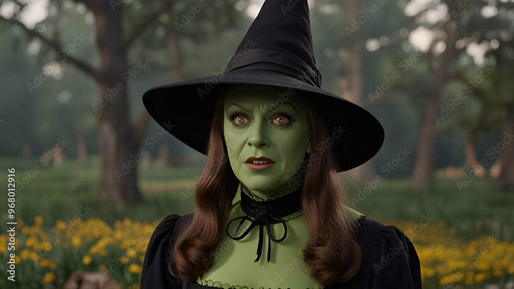 Wicked Witch of the West, from The Wizard of Oz, dark and mysterious ...