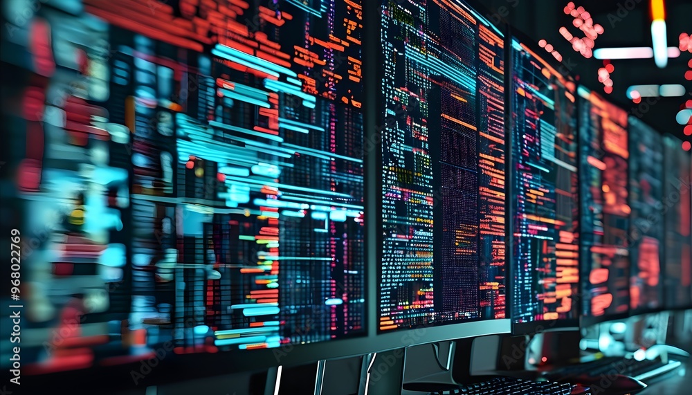 Navigating Complexity: Information Overload Displayed on a Computer ...