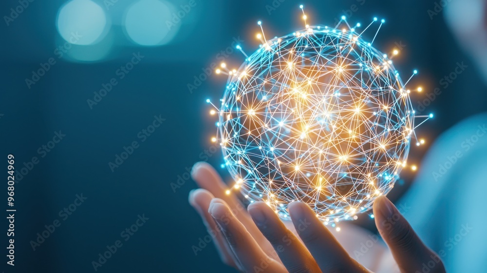 Unified Growth Sphere: A glowing sphere with different team members ...