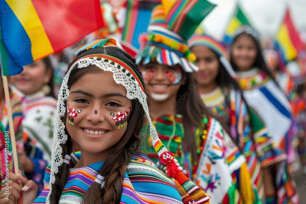 group photo of people of Hispanic descent wearing traditional attire ...
