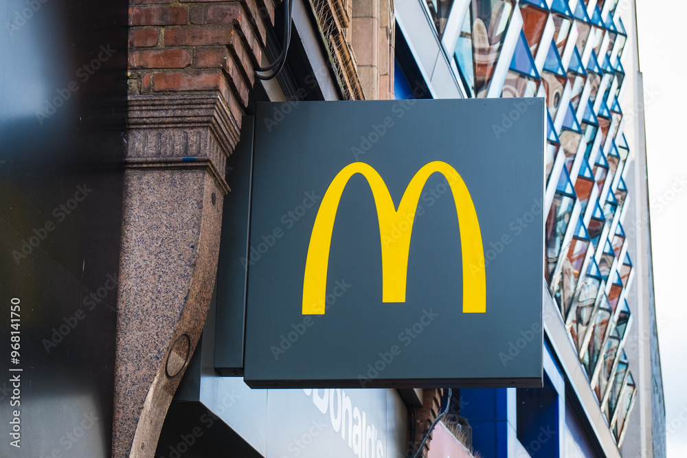 London, UK - July 24, 2024: McDonald's shop logo. McDonald's is the ...