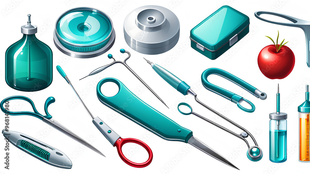 Professional Surgical Items Clipart – Great for Hospital Ads ...