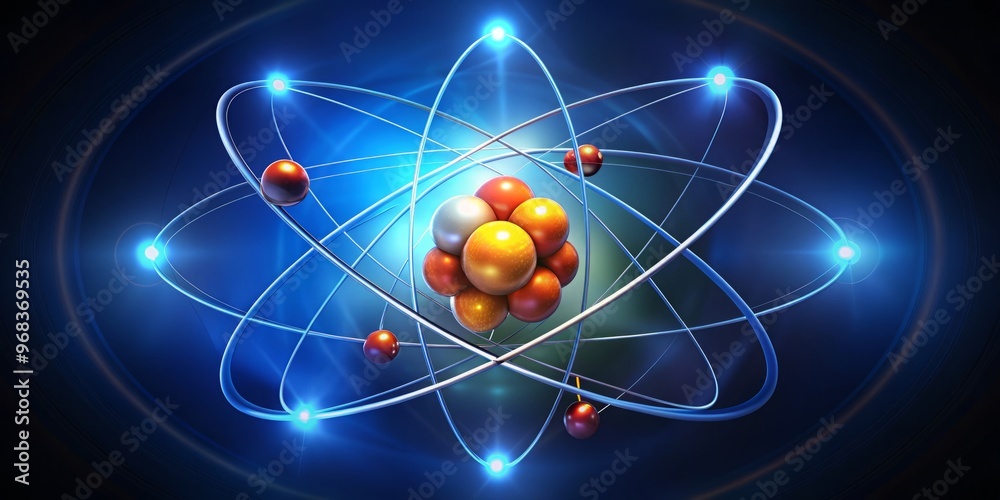 Lithium's atomic structure consists of three protons and four neutrons in the nucleus ...