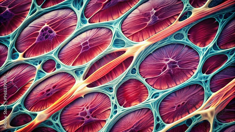 This microscopic cross-section reveals the intricate arrangement of ...