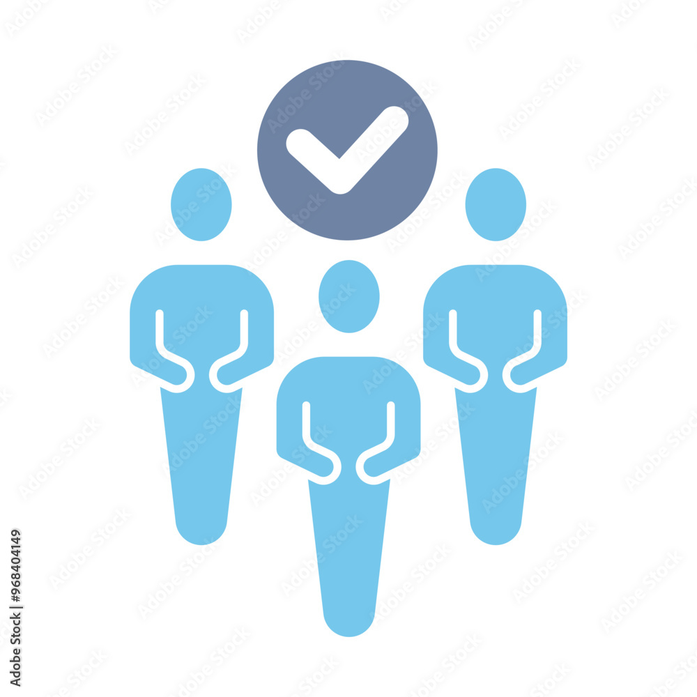 population concept line icon. Simple element illustration. population ...