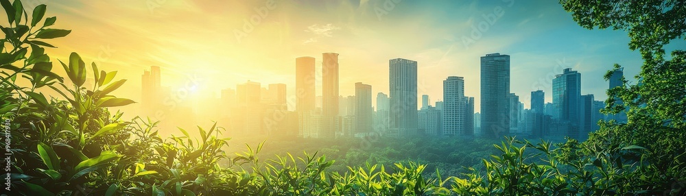 Green city vision, fresh air, air pollution control, preserving the ...