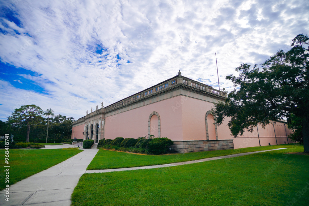 Sarasota, Florida, USA - 09 08 2024: The landscape of The John and ...