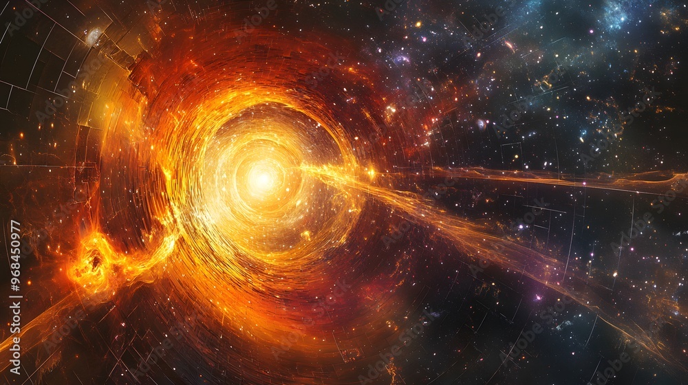 85. A conceptual diagram of the universe is expansion and the Big Bang ...