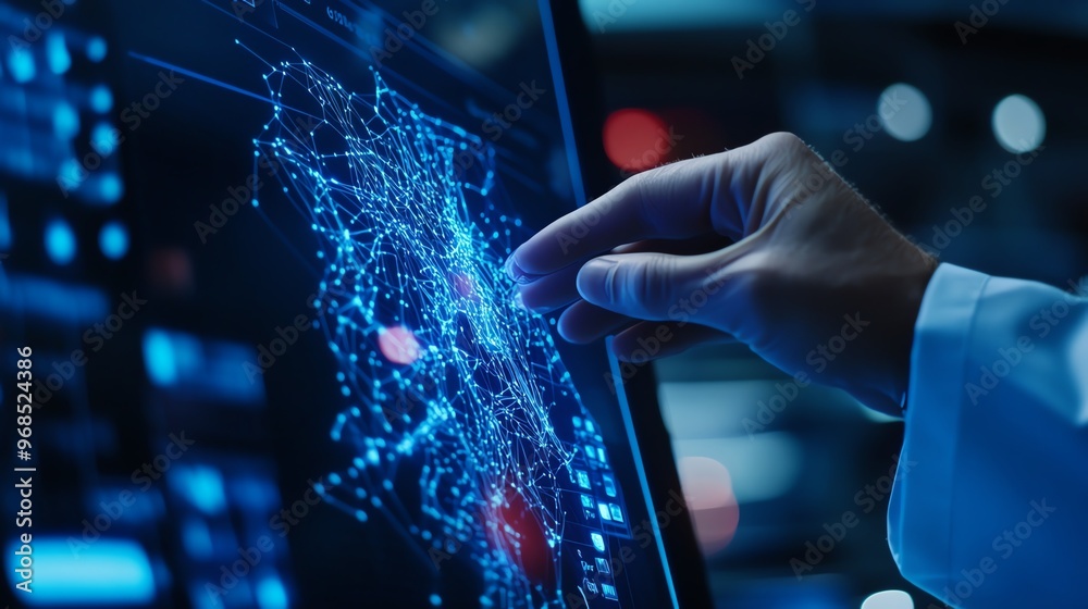 AI system displaying product flaws in realtime on a screen, AI quality ... AI system displaying product flaws in realtime on a screen, AI quality ...