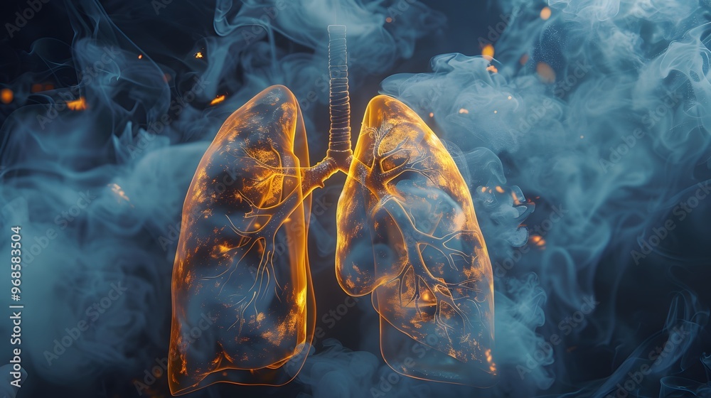 Smoking is a major cause of lung cancer, damaging the respiratory ...