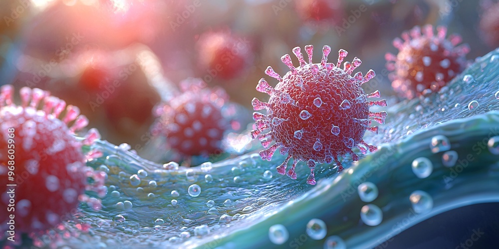 A virus with a double-stranded DNA structure responsible for skin ...