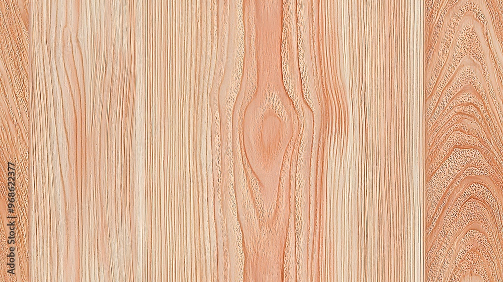 Close-up of a cypress wood texture, featuring a light peach fuzz and ...