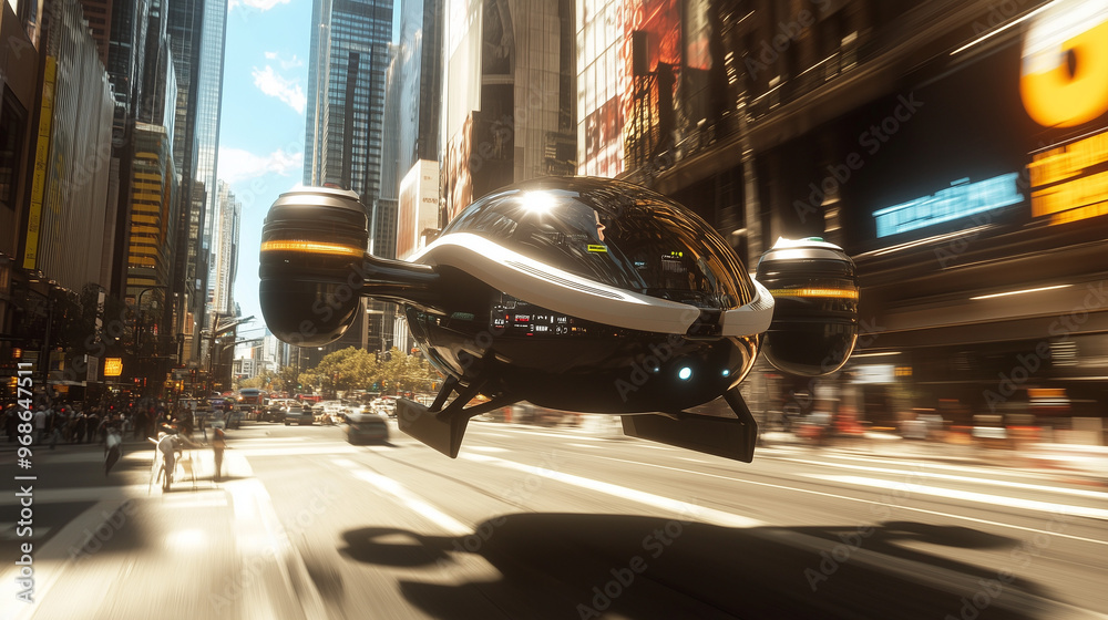 AI-Enhanced Transportation System Featuring Autonomous Flying Taxis ...