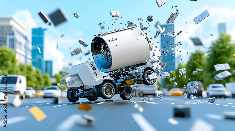 Robotic space junk collection service managing orbital cleanup ...