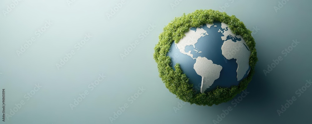 Futuristic Earth with interconnected green cities powered by renewable ...