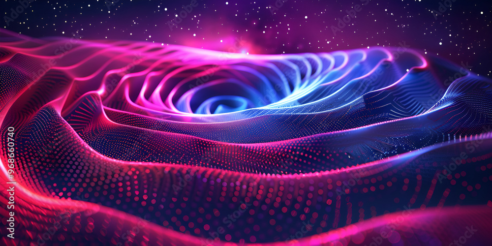 Vortex Split View Of Blue Ocean Waters Surface Background, vortex ...