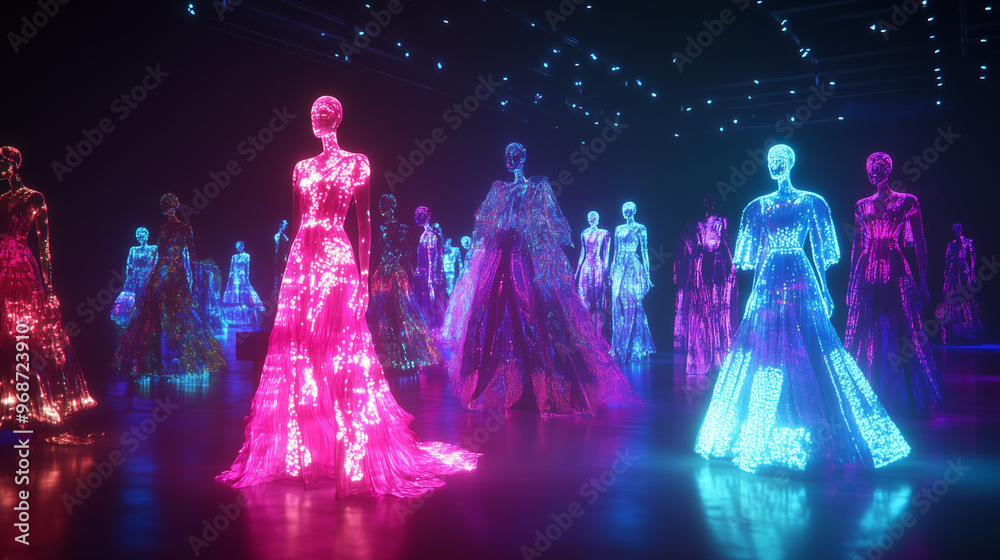 AI-Powered Virtual Fashion Show Featuring Holographic Avatars ...