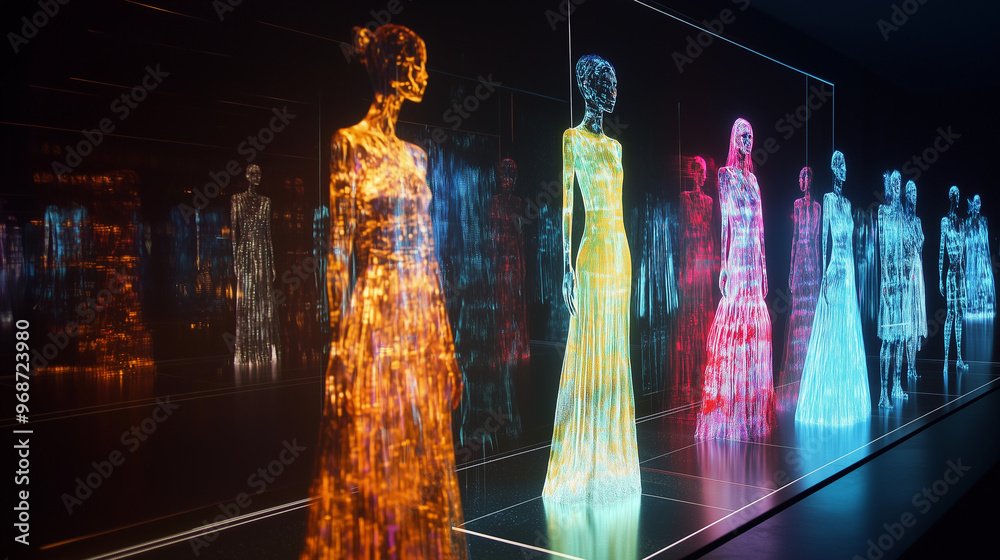 AI-Powered Virtual Fashion Show Featuring Holographic Avatars ...