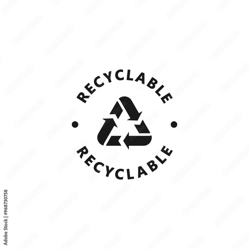 Biodegradable recyclable icon. organic bio package. Plastic free, biodegradable eco safe ...