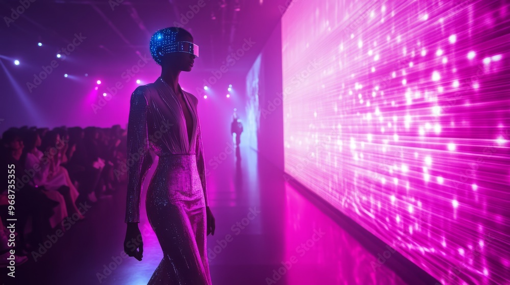 AI-controlled virtual fashion runways offering immersive fashion shows ...