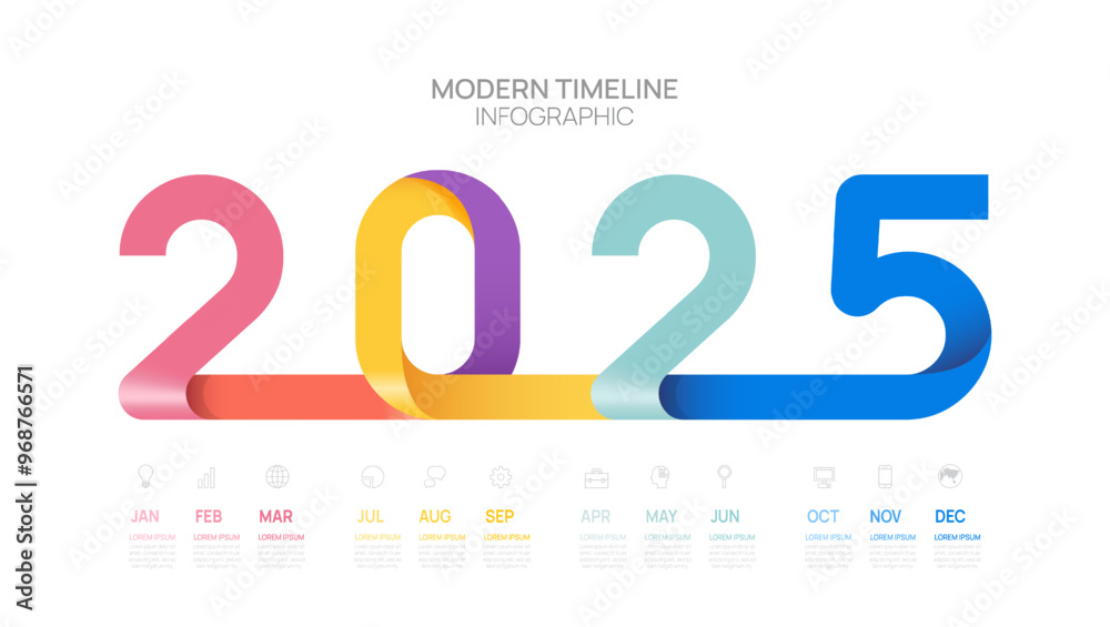 2025 year number line Infographic 5 steps to success growth template ... 2025 year number line Infographic 5 steps to success growth template ...