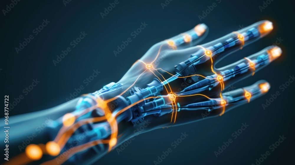 Visualization of transcutaneous electrical nerve stimulation on a ...