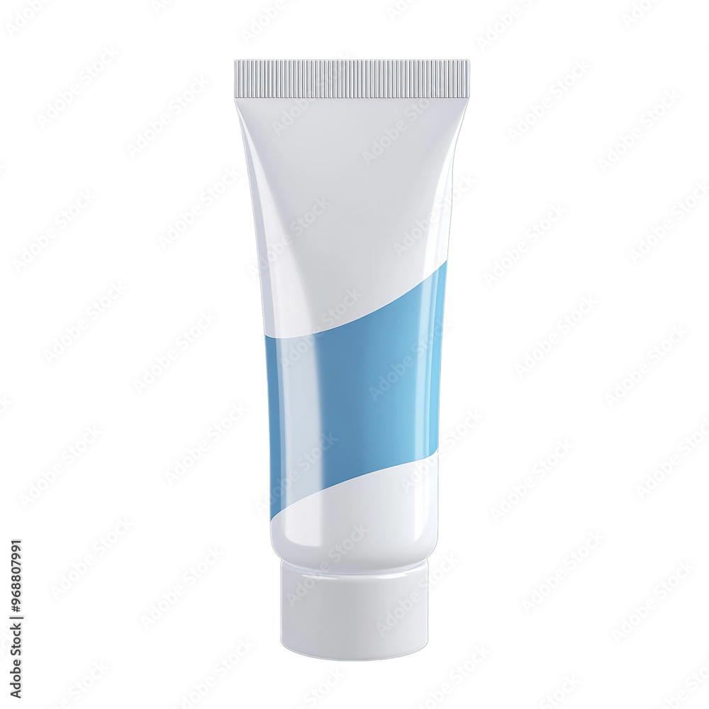 Toothpaste For cleaning teeth. 3D Rendering Style Realistic tube with a ...