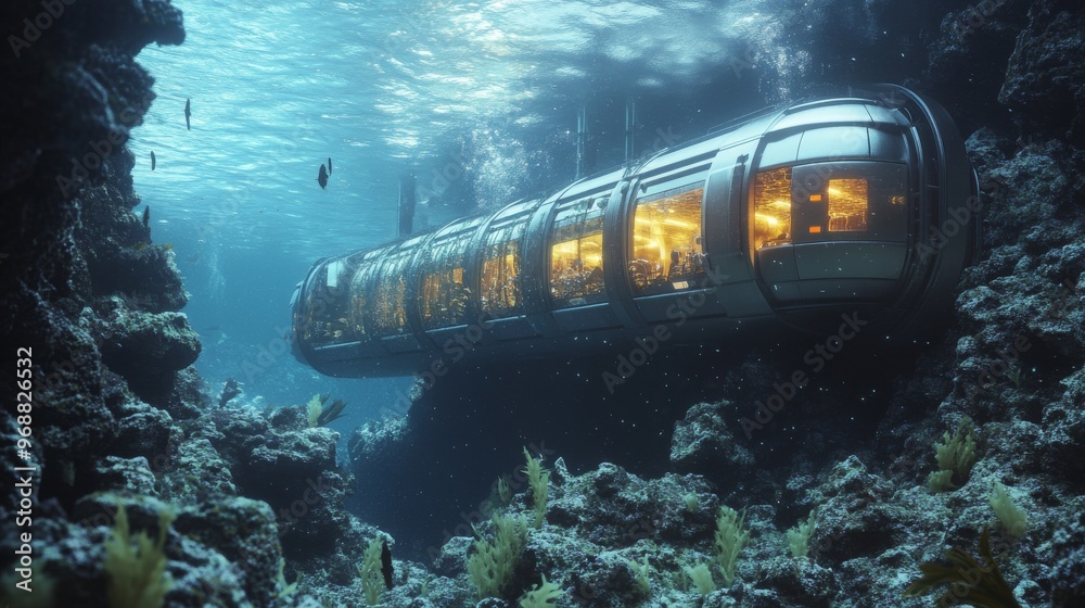 AI-driven underwater research labs studying ocean ecosystems: A high ...