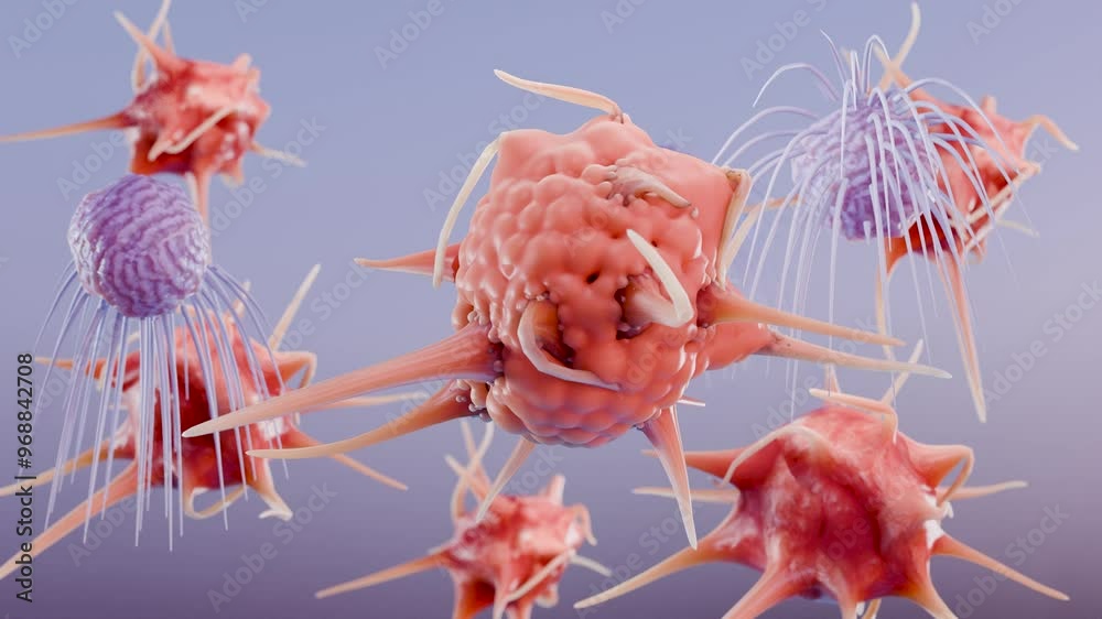 body immune response viral infection by releasing Cytokines, Cancer ...