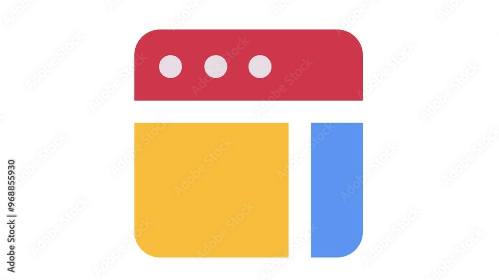 browser window animation icon. Browser Website Window Bar Animation ...