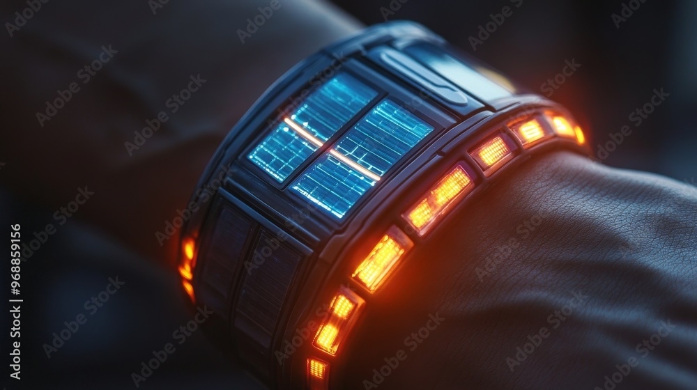 AI-powered solar-powered wearable devices charging in real-time ...