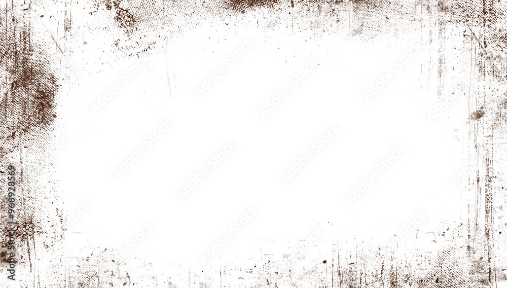 Old brown vintage film frame overlays texture. Overlays screen border ...