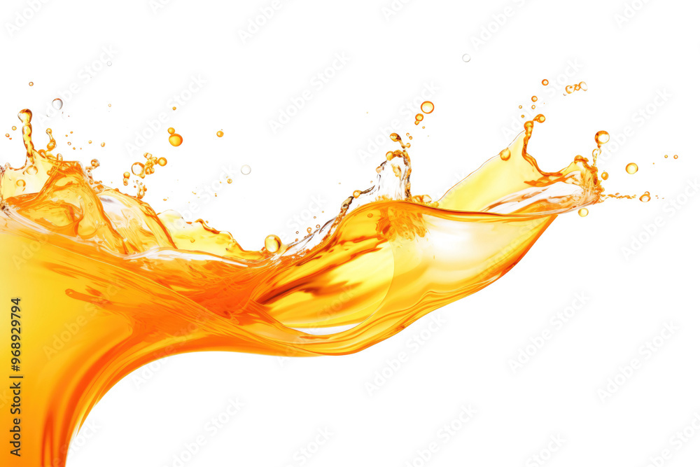 orange liquid fluid isolated Stock Photo | Adobe Stock