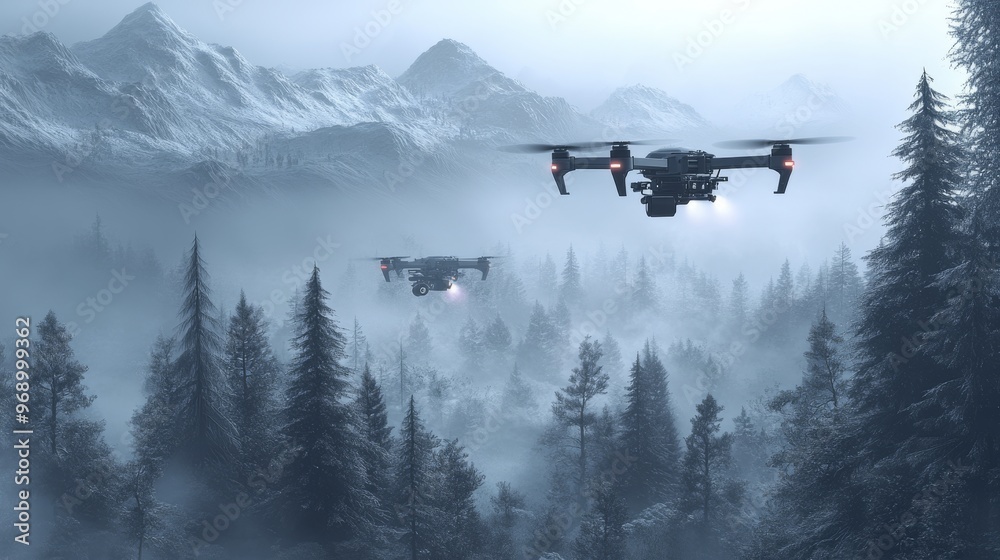 Autonomous AI-enhanced search and rescue drones locating missing ...