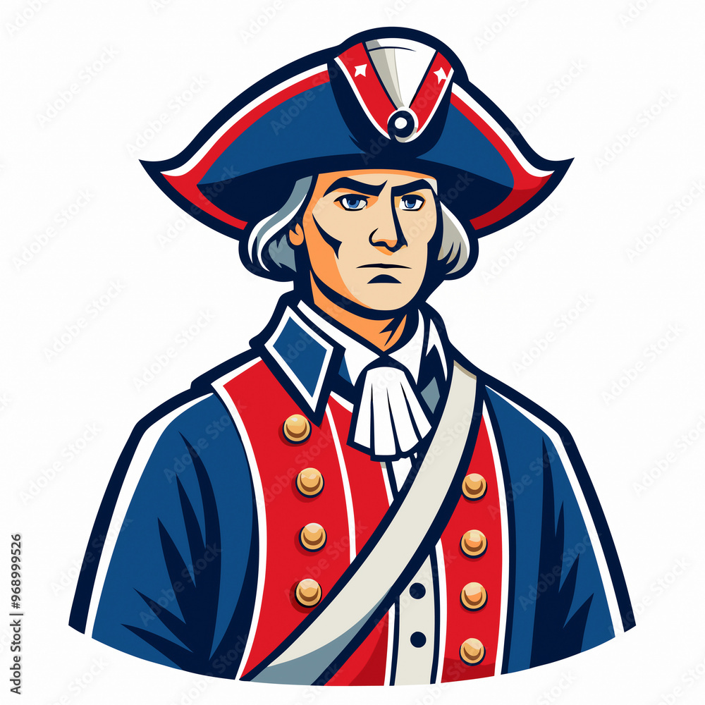 Dynamic Patriot Mascot Logo: Perfect for Military-Themed Apparel Stock ...