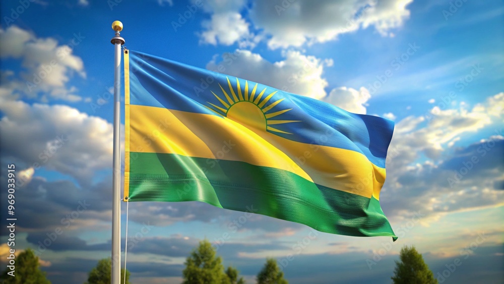 Flag Rwanda Backgrounds for advertising Picture for marketing Image for ...