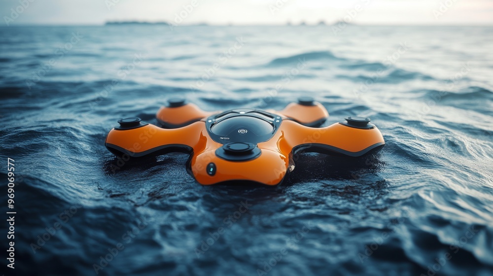 Autonomous AI-powered floating rescue drones for ocean emergencies ...