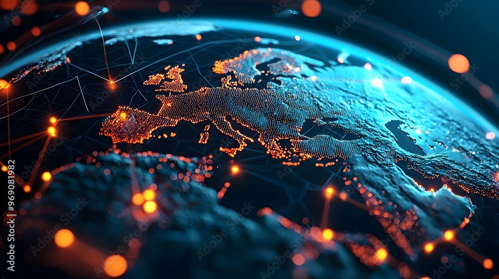 Digital Globalization:Interconnected Trade Routes and International ...