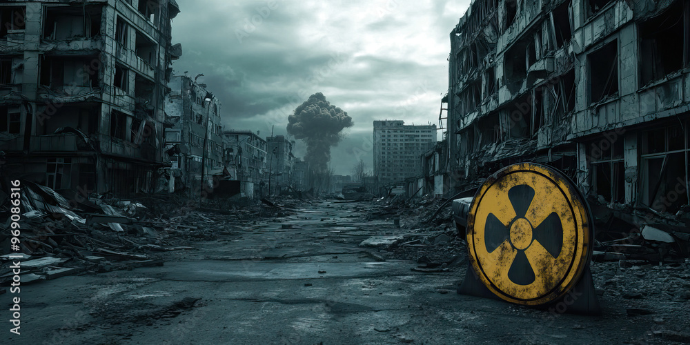 Aftermath of Annihilation: A deserted city, with destroyed buildings ...
