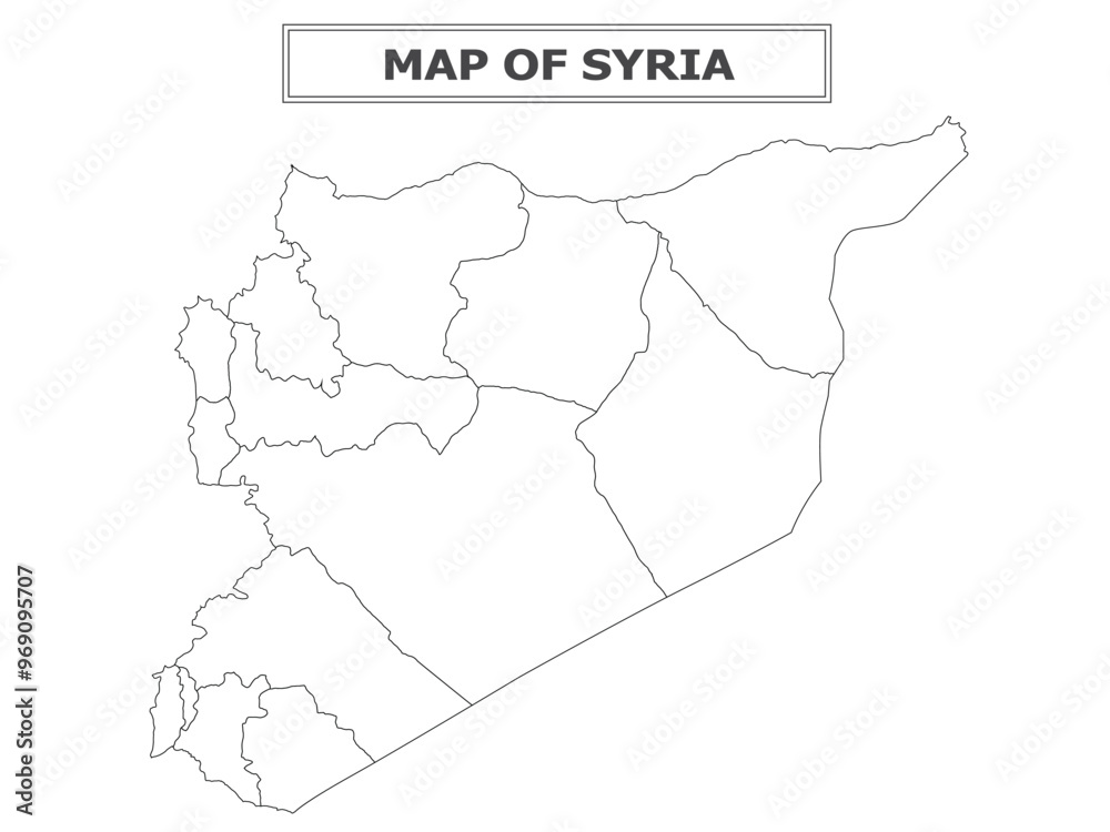 Vetor de Geography politics map of countries. Political map of country ...