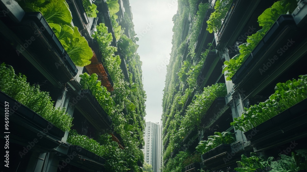 Autonomous farming systems using AI and robots to maintain vertical ...