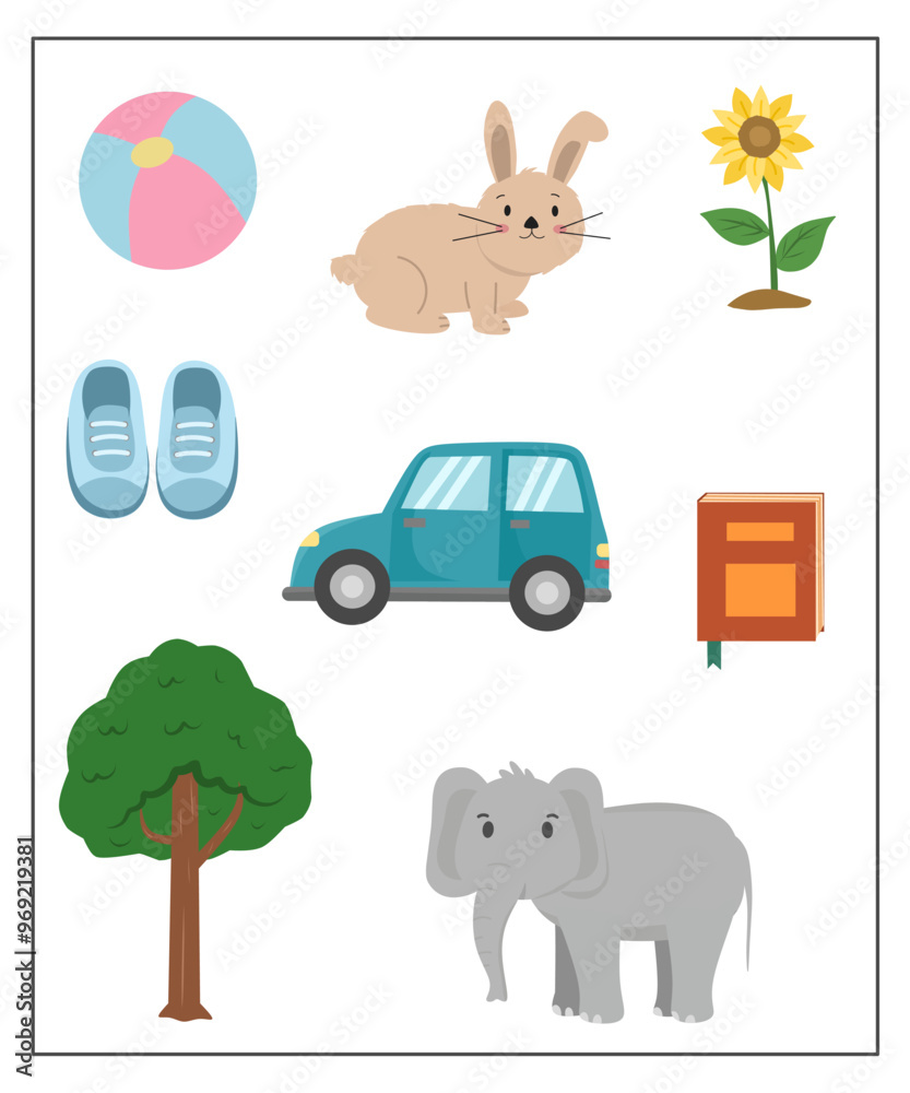 Living and non living worksheet for kindergarten, identifying living ...