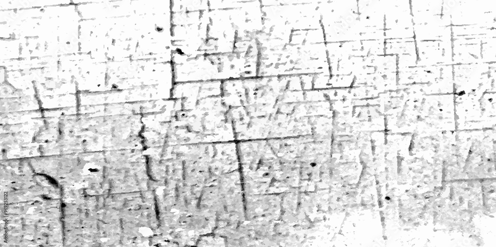 Abstract white background black and white dusty wall texture with ...