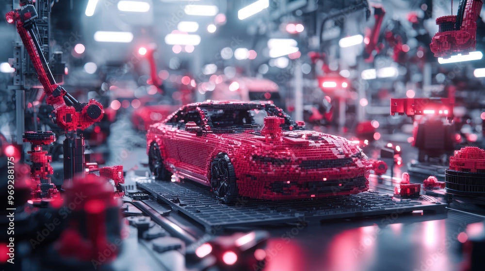 Illuminated Insights: Hyper-Realistic Digital Factory Dashboard ...