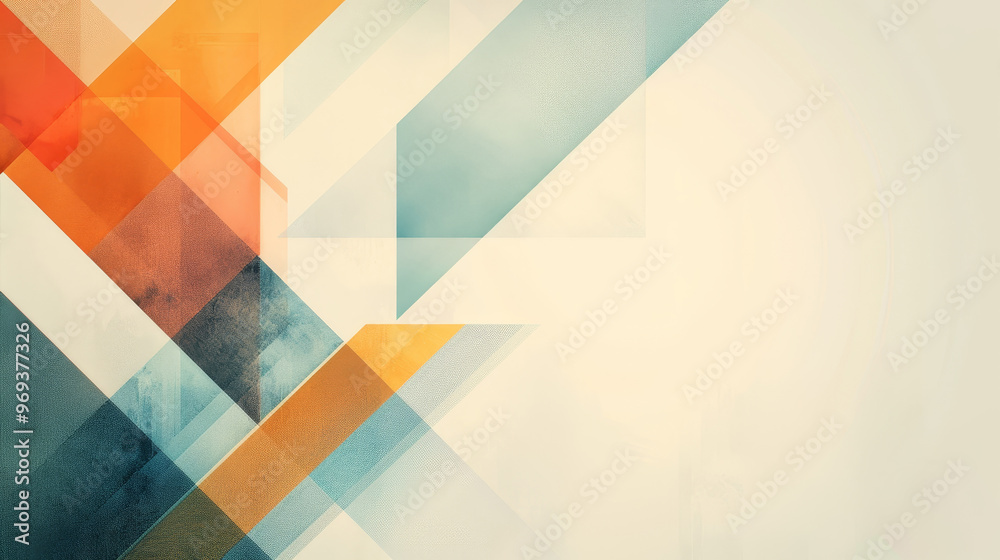 Geometric background featuring solid geometry and overlay textures with ...