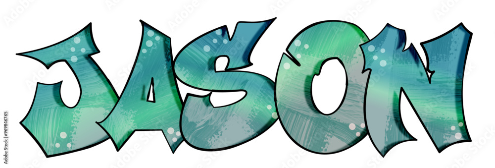 Jason - name street art - graffiti lettering typography - art ...