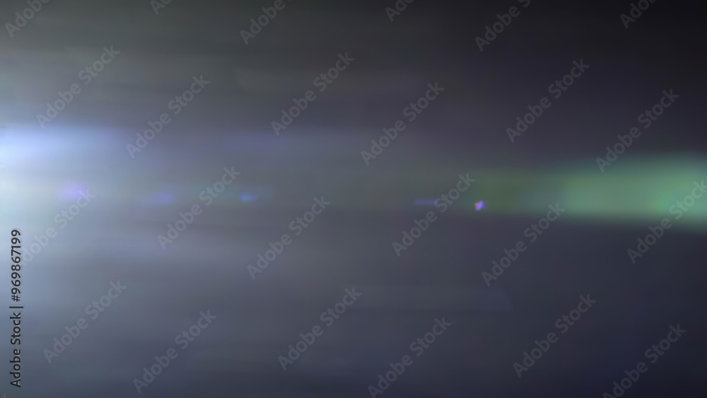 Cinematic anamorphic lens flares with vivid light streaks and ...