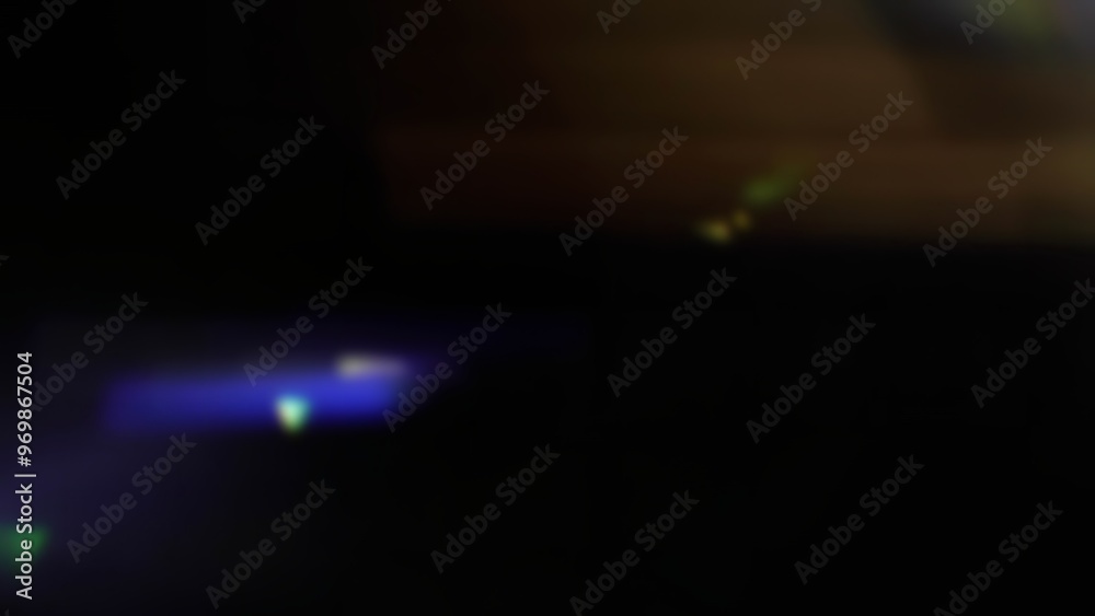 Cinematic anamorphic lens flares with vivid light streaks and ...