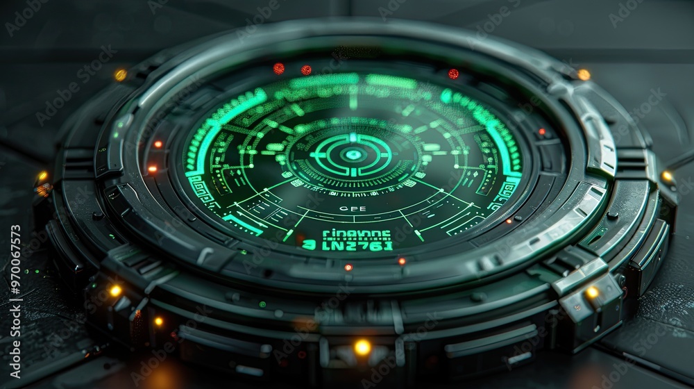 Radar display in black and green color. Stop the war campaign. Radar ...